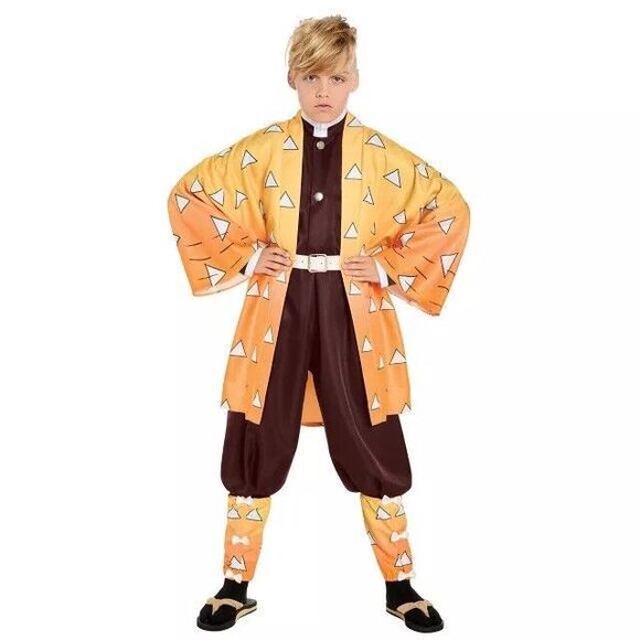 Spirit | Costumes | Anime Demon Slayer Zenitsu Cosplay Costume Official ...